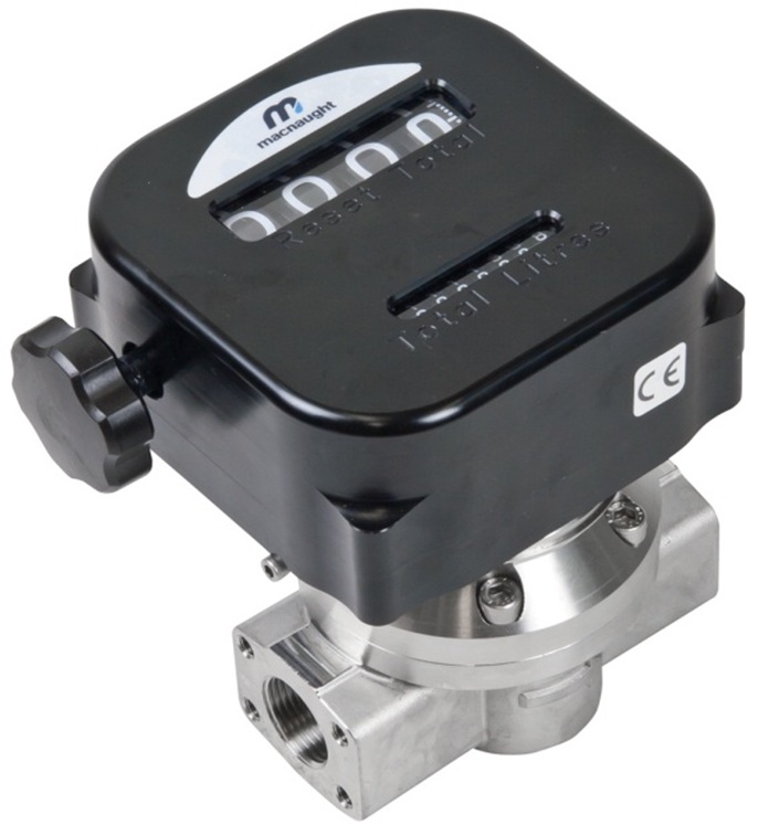 INDUSTRIAL METER 1" BSP LTR SS.ROTORS, HD MECH. REG- - Macnaught