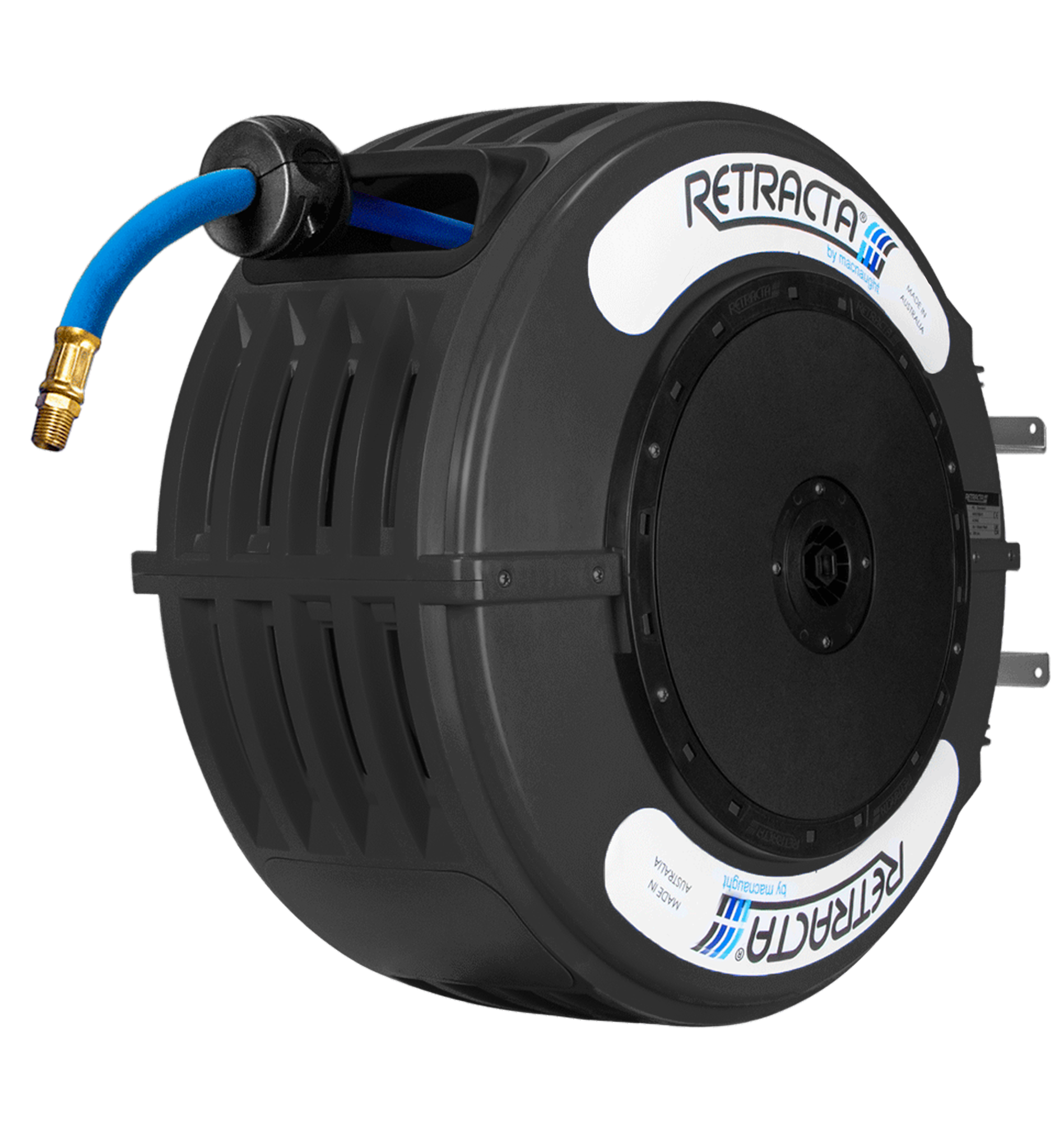 RET R3 20M X 1/2" STDAIR BLACK CASE | R3 SERIES HOSE REELS - - Macnaught