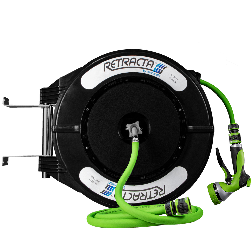 RET R3 25M X 1/2" GARDEN BLACK CASE | R3 SERIES HOSE REELS - - Macnaught