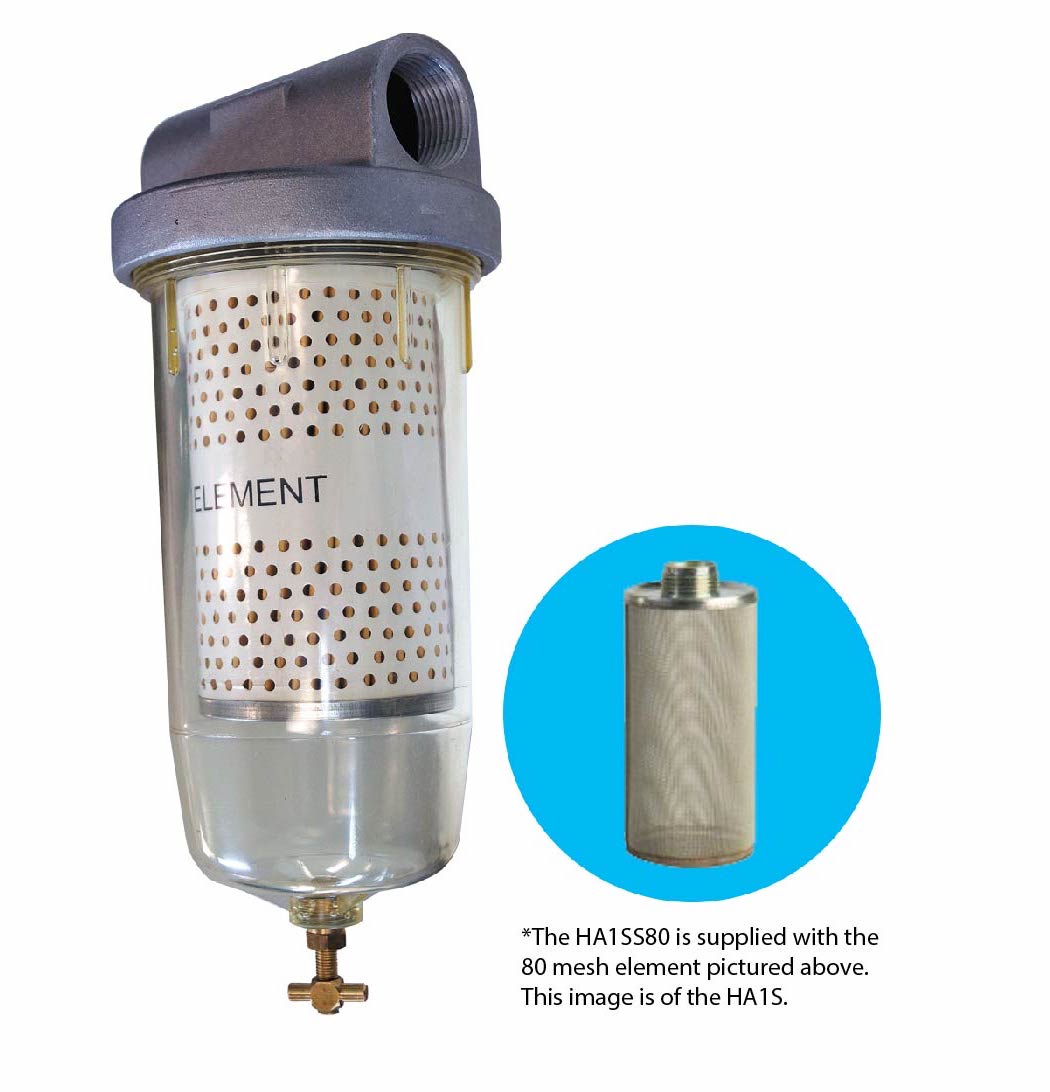 80 MESH FILTER ASSY - 1"BSP- - Macnaught