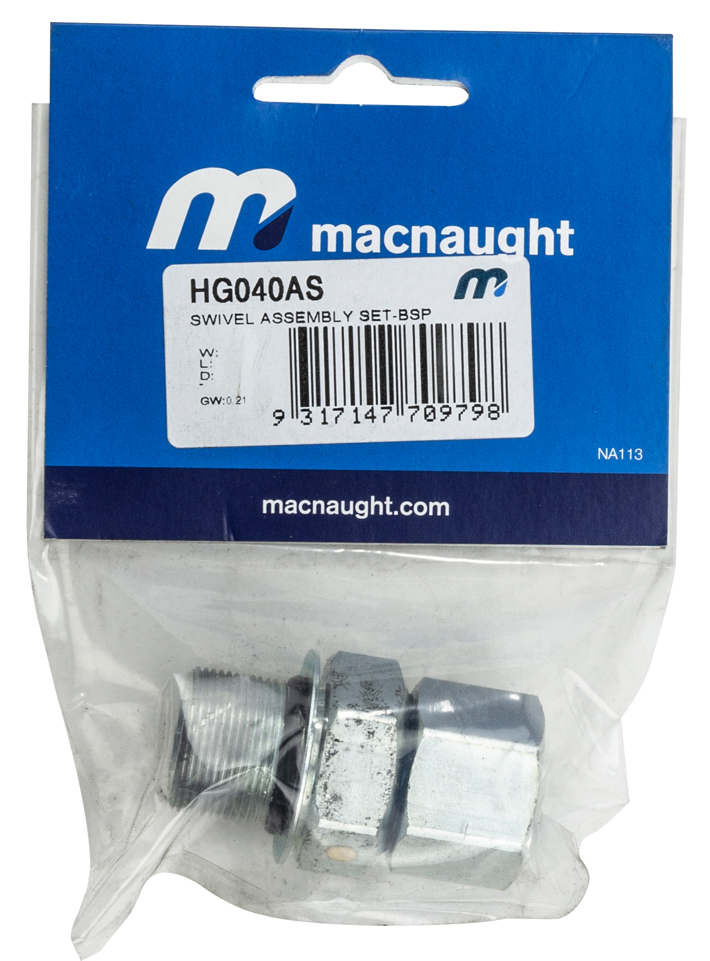 SWIVEL ASSEMBLY SET-BSP SPARE PART- - Macnaught